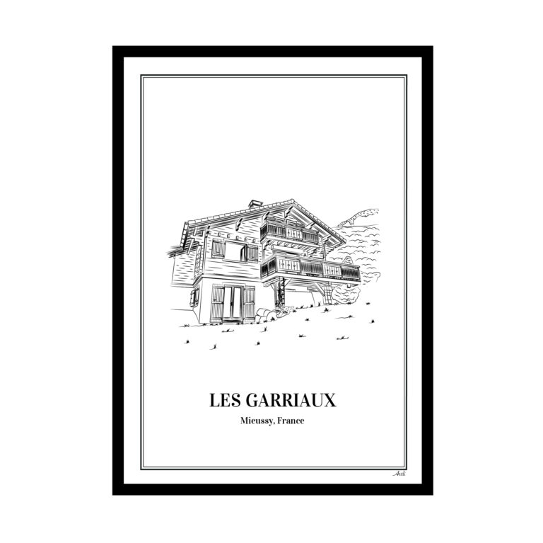 Handgetekende huis illustratie - modern en stijlvol - Artli